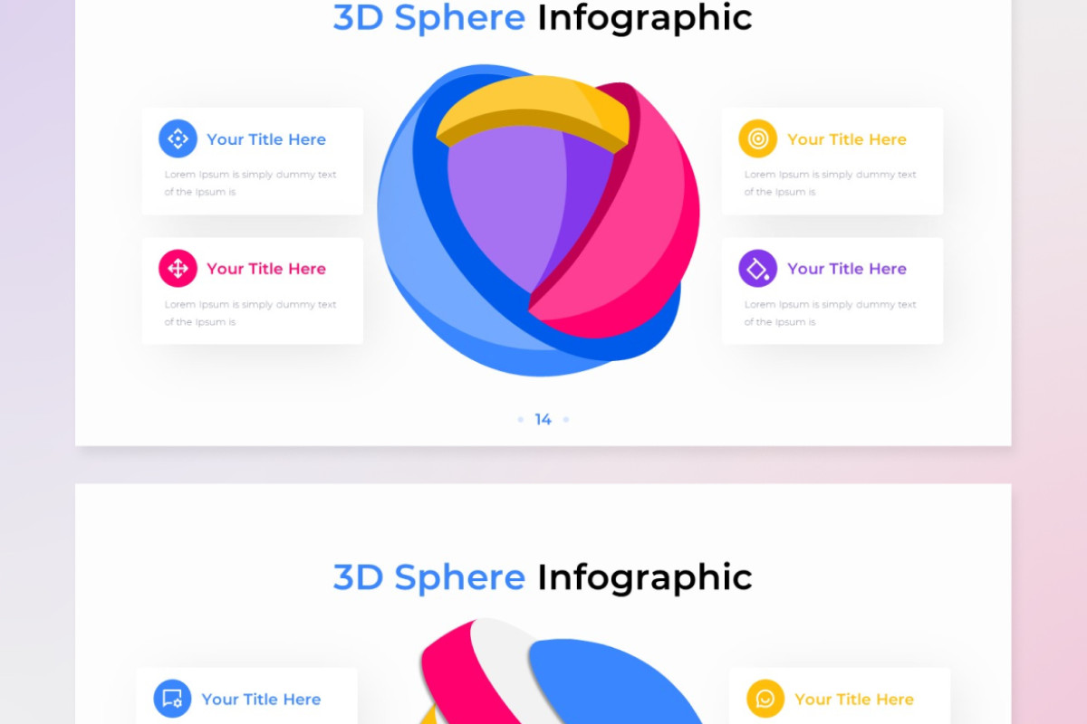 3D Sphere PowerPoint Infographic Template | Nulivo Market